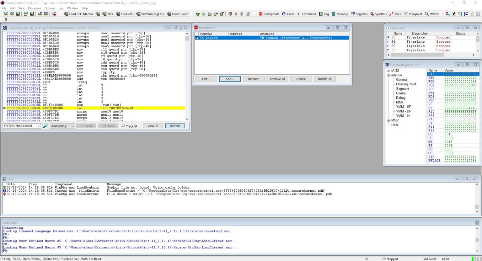 Jtag Debug Of Windows Hyper V Secure Kernel With Windbg And Exdi